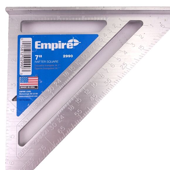 Empire Level | Other | Empire Level 7 In Aluminum Rafter Square 299 ...